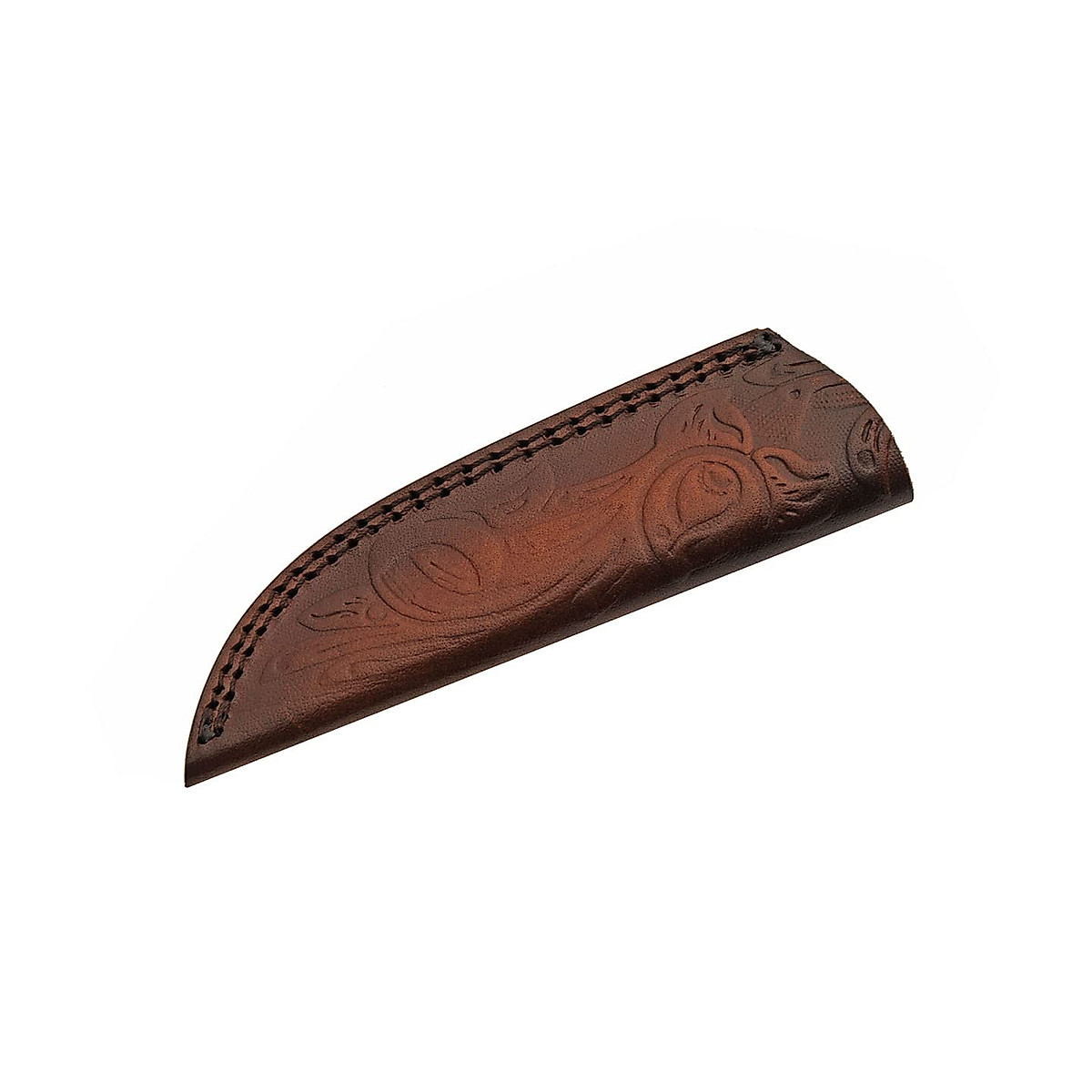 Buffalo Damascus Steel Blade | Horn/Stag Handle 7 inch Hunting Knife