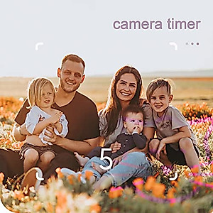 TIANEK Children's HD Front and Rear Dual Camera 2000w Mini 2.0 Inch Camera Camera Video Game Music Integration Including 32G Memory Card