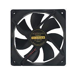 4 Pack Silent Fan for Computer Cases, Mining Rig, CPU Coolers, Computer Cooling Fan, Long Life Bearing, PC Case Fan, 120mm Case Fan High Performance, 4-pin Connector