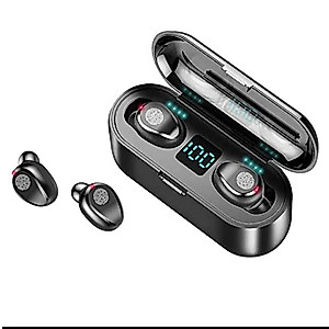 OwensAssetFund Gifts F9 TWS Bluetooth 5.1 Sport Wireless Earbuds with Battery Charging Case