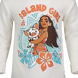 Disney Moana Infant Baby Girls Pullover Hoodie and Leggings Outfit Set White 18 Months