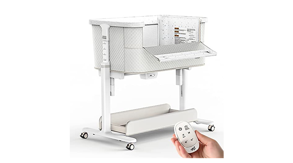 VaVaSoo Electric Rocking Bassinet for Newborns