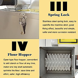 INTSUPERMAI Electric Dough Divider Commercial Dough Divider Cutter Auto Dough DIviding Cutting Machine Quantitative 0.18oz-17.6oz