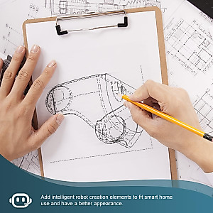 Lenink Wall Mount Compatible with Ecobee Smart Sensor, 2 Pack Smart Sensor Wall Holder Replacement Intelligent Robot Model (White)