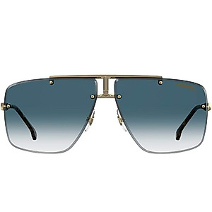 Carrera 1016/S Navigator Sunglasses, Gold/Blue Shaded, 64mm, 11mm