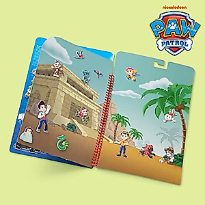 Melissa & Doug PAW Patrol Restickable Puffy Stickers 3-Pack – Adventure Bay, Jake’s Mountain, Jungle - PAW Patrol-Themed Resuable Sticker Activity Sets For Kids