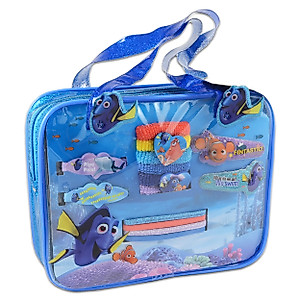 Walt Disney Studio Disney Finding Dory Bathroom Bundle Finding Nemo Hair Accessories Set - 16 Pc Ultimate Finding Dory Bath Set Including Hair Ties, Hair Clips, Body Wash, Bubble Bath, and More