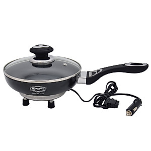 Roadpro RPSL-335 12V Portable Frying Pan Frying Pan Black Small