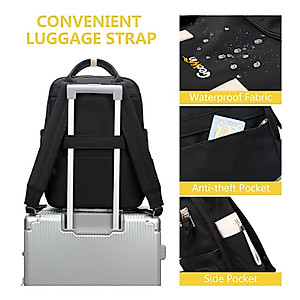 GeeWin Backpack for Girls, Waterproof Cute Kawaii Children Backpack for School, Kids Backpack Girls Backpacks Elementary Bookbags Middle School Bags Women Casual Travel Daypacks (Black)