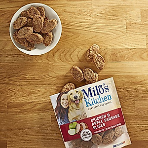 Milo's Kitchen Dog Treats, Chicken & Apple Sausage Slices, 18 Ounce