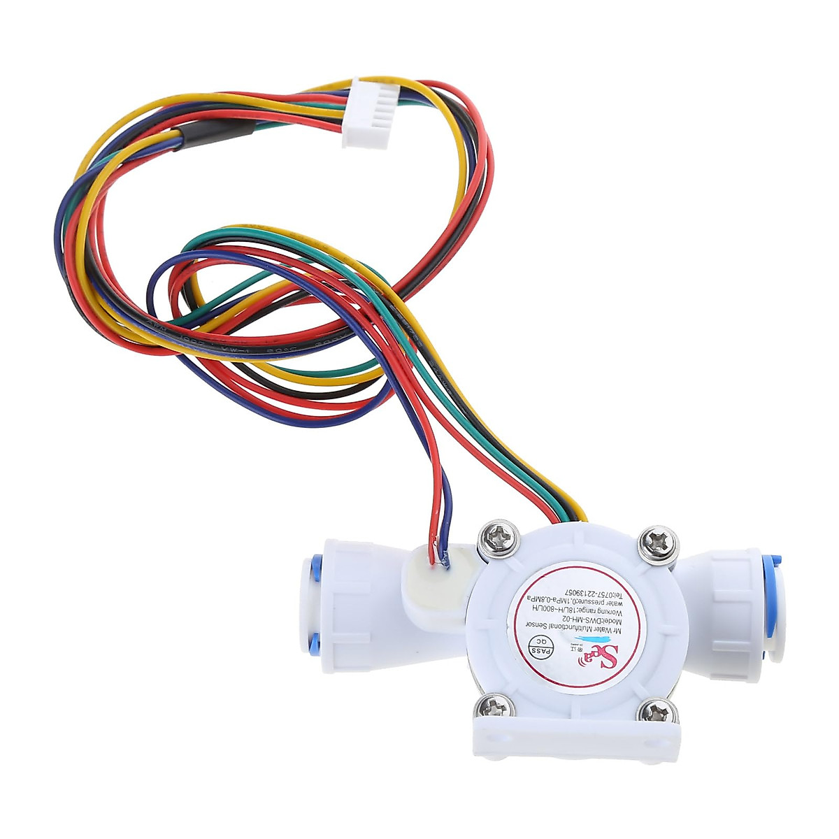 CHENZILIN DN10 G3/8 TDS Temperature Flow Sensor DC5-24V Turbine-Flowmeter Water Flow Sensor Switch Control Flowmeter Fluid Counter, About 7.7cm long, As Pictures Shown