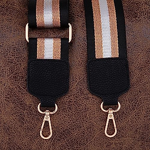 Montana West Purse Straps Crossbody Handbag Replacement Strap Adjustable Wide Straps STP-1039TAN