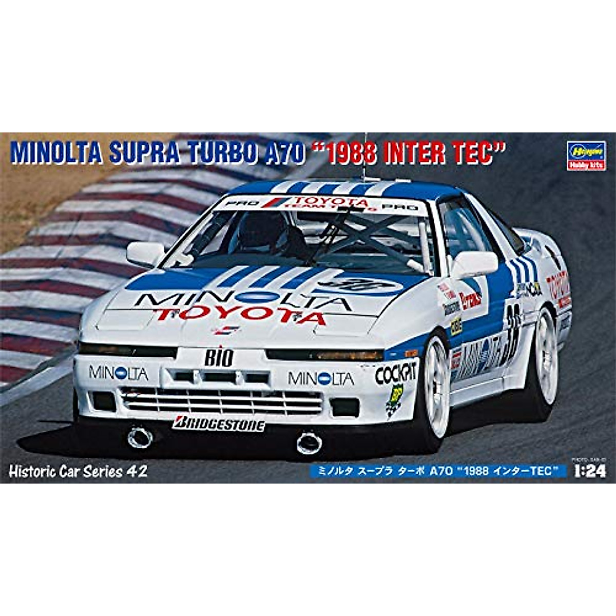 Hasegawa 1/24 Minolta Supra Turbo A70 1988 InterTEC