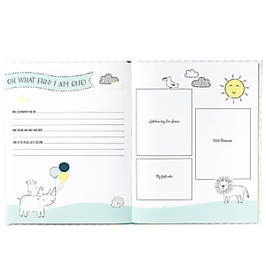 Carter's MB2-23284 ''Our Greatest Adventure'' Gender Neutral Baby Memory Book with Gift Box, 48 Pages, 8.75'' W x 11.25'' H