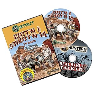 Hunters Specialties Cutt'N and Strutt'N 14 DVD/CD Combo DVDs