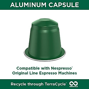Cafe La Llave Espresso Capsules, Intensity 11-Recylable Coffee Pods (80 Count) Compatible with Nespresso OriginalLine Machines