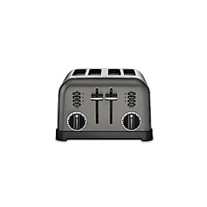 Cuisinart CPT-180BKS Classic 4-Slice Toaster, Black/Stainless Steel - Certified Refurbished