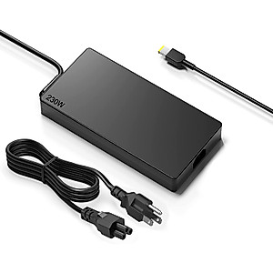 230w Laptop Charger Slim Laptop AC Adapter for Lenovo ADL230SDC3A Legion 5 7 Charger 5-15ARH05H Y540 Y545 Y7000 Y7000P 230W 4X20E75111 for Lenovo ThinkPad P53 P72 Laptop Adapter Power Supply Cord