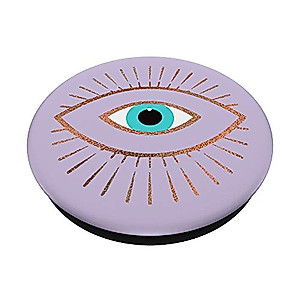Rose Evil Eye Light Pastel Purple PopSockets Swappable PopGrip