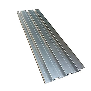 FixtureDisplays® 24" L x 5"W Double Sided Slatwall Aluminum Slatwall Panel Merchandising Slatwall Metal Board 11561-SLATWALL-NPF-SL