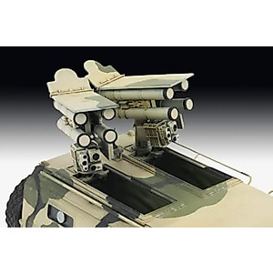 Zvezda 3682 - Russian GAZ Armored Vehicle with at Missile System Kornet-D - Plastic Model Kit - Scale 1/35 236 Parts Lenght 6.5" / 16.2 cm