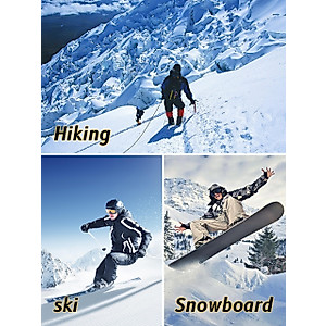 TACVASEN Mens Snow Pants Snowboard Pants Winter Pants Waterproof Pants Ski Pants Outdoor Pants Fleece Pants Skiing Pants