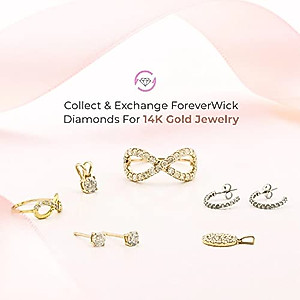 Foreverwick Dream Angel Creamy Vanilla Surprise Soy Wax Candle with Diamond Inside 14Oz Jar, Large Candles, Scented, Gift Women, Glass, Double Pour Inspired, 70 Hours