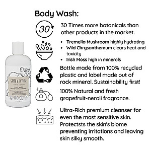 Gryph and IvyRose That’s A Wrap Body Wash for Kids - Smoothing and Moisturizing Skin Soap for Children - Juniper Honey - 8 oz