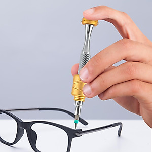 Precision Screwdriver Set, 37 in 1 Screwdriver Kit with Low-Gravity Design Magnetic Driver Handle and Durable S2 Steel Bits, for Electronics, Eyeglass, Watch and Game Console Repair