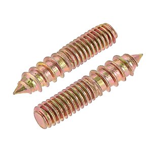uxcell 5/16-18 x 1-1/2" Hanger Bolts Double Head Dowel Screw for Wood Furniture 10pcs