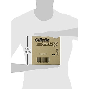 Gillette Mach3 Men's Razor, Handle & 1 Blade Refill