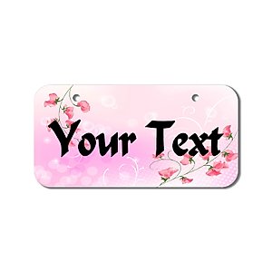 Carpe Diem Designs Customized Bicycle Size License Plate | Bike 3X6 | 5 Sizes | Personalized for Bicycle, Wagon, Wheelchair, Kids Toys | Made in The USA .032 Thick Aluminum