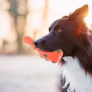 4Pcs Dog Toy -Dog Chew Toys for Aggressive Chewers, Indestructible Tough Durable Squeaky Interactive Dog Toys, Puppy Teeth Bowling Balls Toy for Small Meduium Large Breed