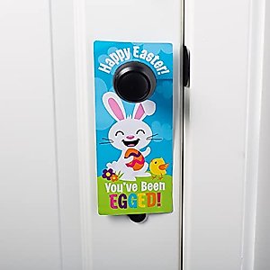 Fun Express Easter You’ve Been Egged Doorknob Hangers - 24 Pieces