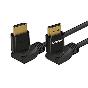 LINKUP - HDMI 4K Cable Ultra HD 360° Angle Swivel Digital Video Cord - Heavy Duty 28AWG - Extreme High Speed 18GB/s | 4096 x 2160 | Compatible with Apple Xbox PS4 PC Samsung TV - 6FT