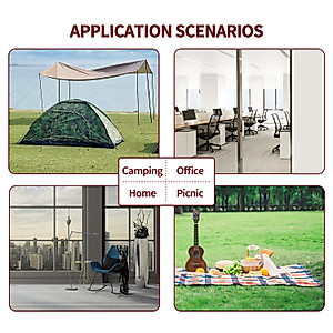 Sutekus Portable Camping Cot Sleeping Cot Ultralight Backpacking Cot Bed for Outdoor Hiking Travel Beach Mountaineering (Black)