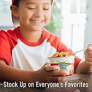 Chef Boyardee Mini Spaghetti Rings and Meatballs, Microwave Food, 7.5 OZ Microwaveable Bowl (12 Bowls)