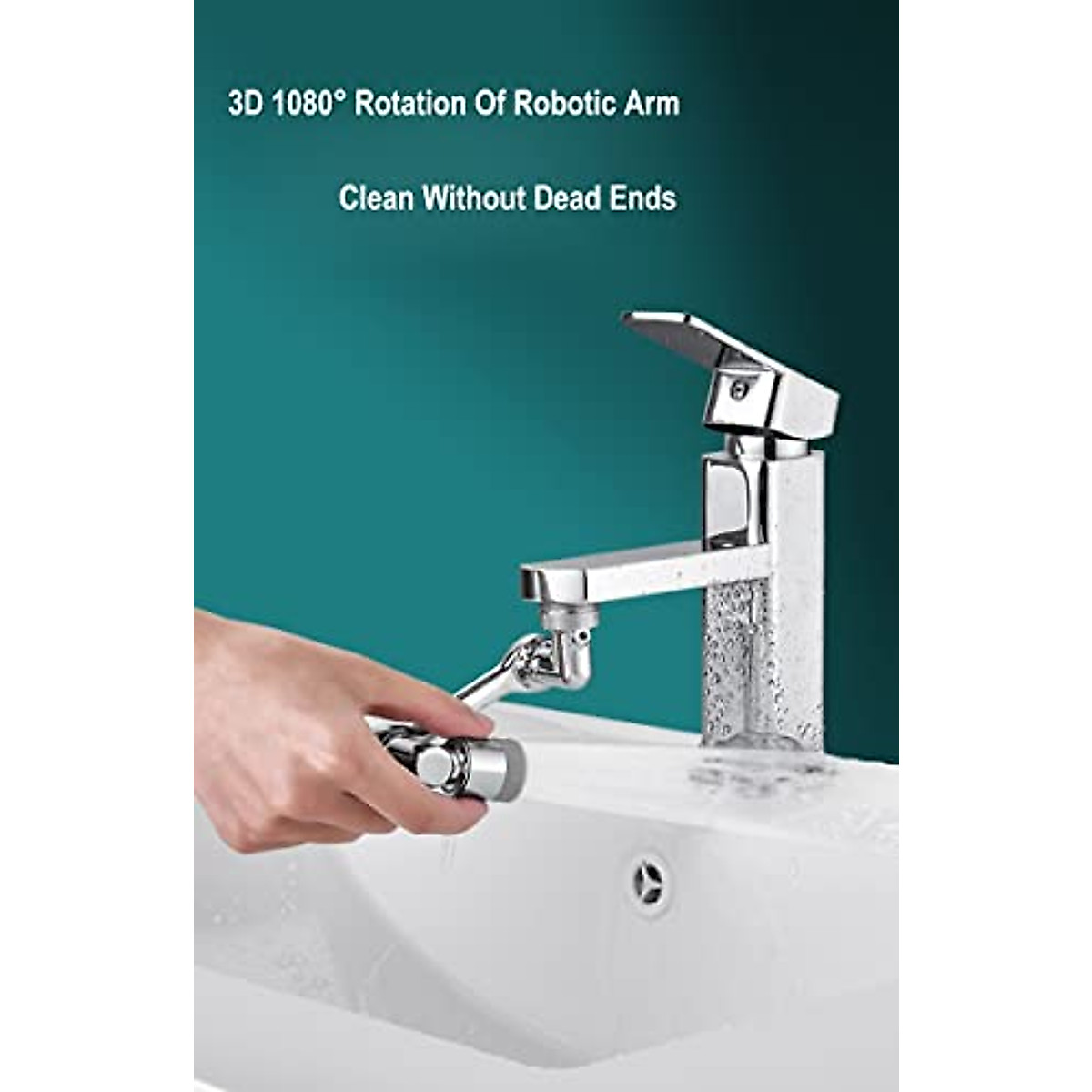 1080° swivel faucet,Sink Extender,Faucet Swivel,Faucet Nozzle,Rotable Faucet Adapter