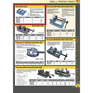 HHIP 3900-0176 Drill Press Vise, 6" Width x 1" Depth Jaw, 6" Jaw Opening (Pack of 1)