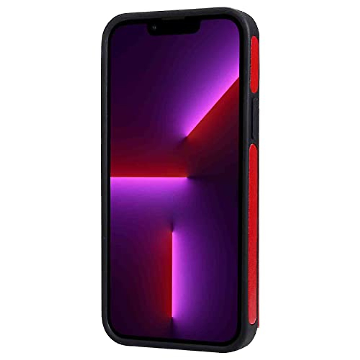 Fansipro Bumper Case Cover for Samsung Galaxy S9 Plus, Premium PU Leather Slim Fit Cover for Galaxy S9 Plus, 1 Card Slot, 1 Photo Frame Slot, Spring, Red