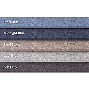 Stand Up Desk Store ReFocus Freestanding Noise Reducing Acoustic Room Wall Divider Office Partition (Midnight Blue, 72" x 66", Zippered 3-Pack)