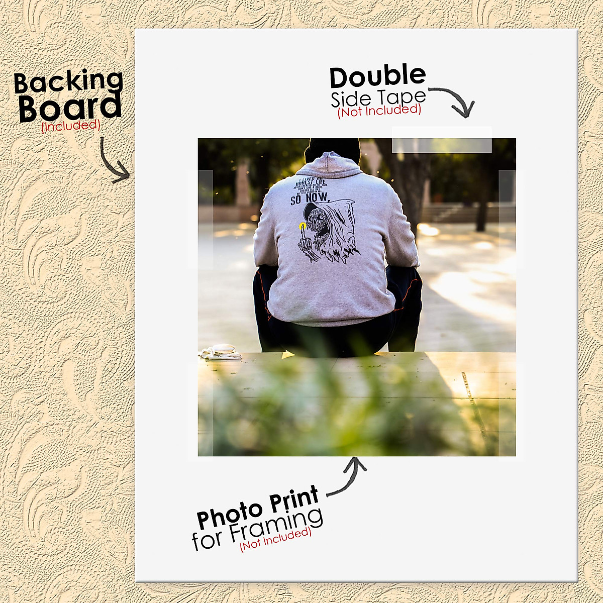 Golden State Art, 16x20 Picture Mat Matte Backerboards for Framing. Pack Contains 50 Backing Boards (White, 50 Pack)