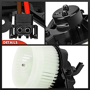 A-Premium HVAC Heater Blower Motor Assembly Compatible with Mercedes-Benz Vehicles - C200, C230, C240, C280, C32 AMG, C320, C350, C55 AMG, CLK280, CLK320, CLK350, CLK430, CLK500, CLK55 AMG, CLK550