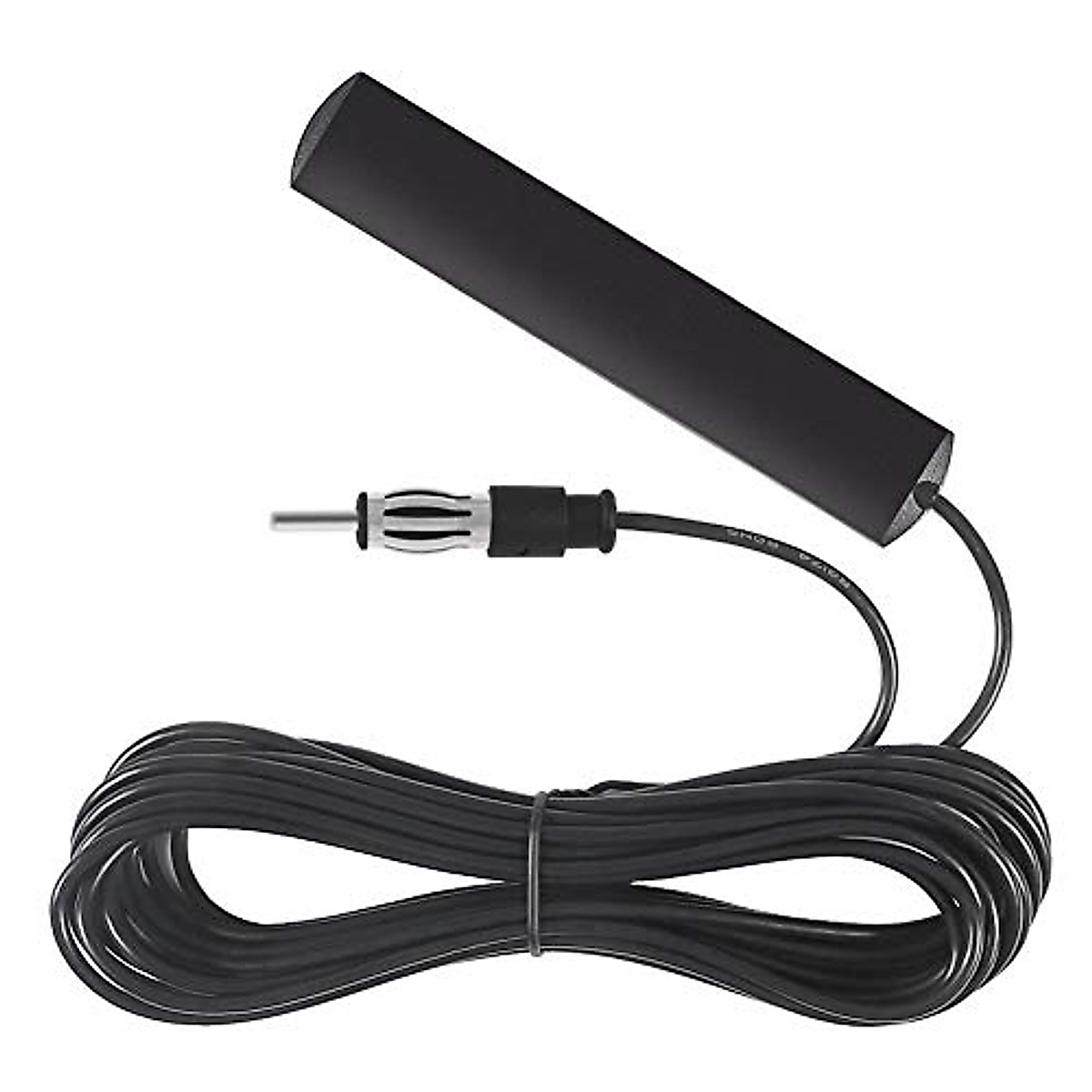 Universal Car Radio Antenna Car Stereo AM FM Hidden Windshield Adhesive Mount Patch Antenna for Vehicle Truck SUV Car Stereo in Dash Head Unit CD Media Receiver Player Audio HD Radio Player Amplifier