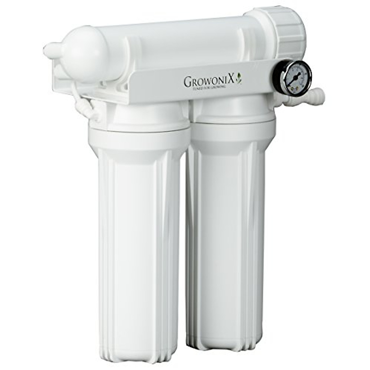 GROWONIX EX200-KDF 200 Gallon Per Day Reverse Osmosis System Ultra High Flow Rate Water Purification Filter for Hydroponics Gardening Drinking H20 Coffee Point of use On Demand Purifier