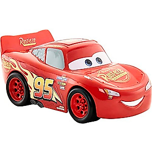 Mattel Pixar Track Talkers Toy Vehicles, Lightning Mcqueen Talking Car, Collectible Character Car, 5.5-Inch
