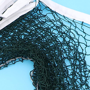 Garneck 25FT Badminton Training Net,Nylon Braided Mesh Portable Sports Net for Volleyball Tennis Soccer Pickleball