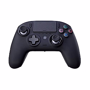 NACON PlayStation 4 Controller - Wired, USB-C, 4 Configurable Shortcut Buttons, Dual Concave Customizable Sticks, LED Player Status Indicator