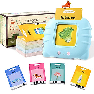 Talking Flash Cards for Toddler Toys 2 3 4 Year Old Boys Girls,Autism Sensory Toys for Children,Toddler Learning Educational Toys Speech Therapy Toys,Birthday Gift