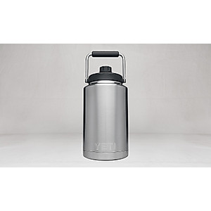 YETI Rambler Gallon Jug, Vacuum Insulated, Stainless Steel with MagCap, Stainless